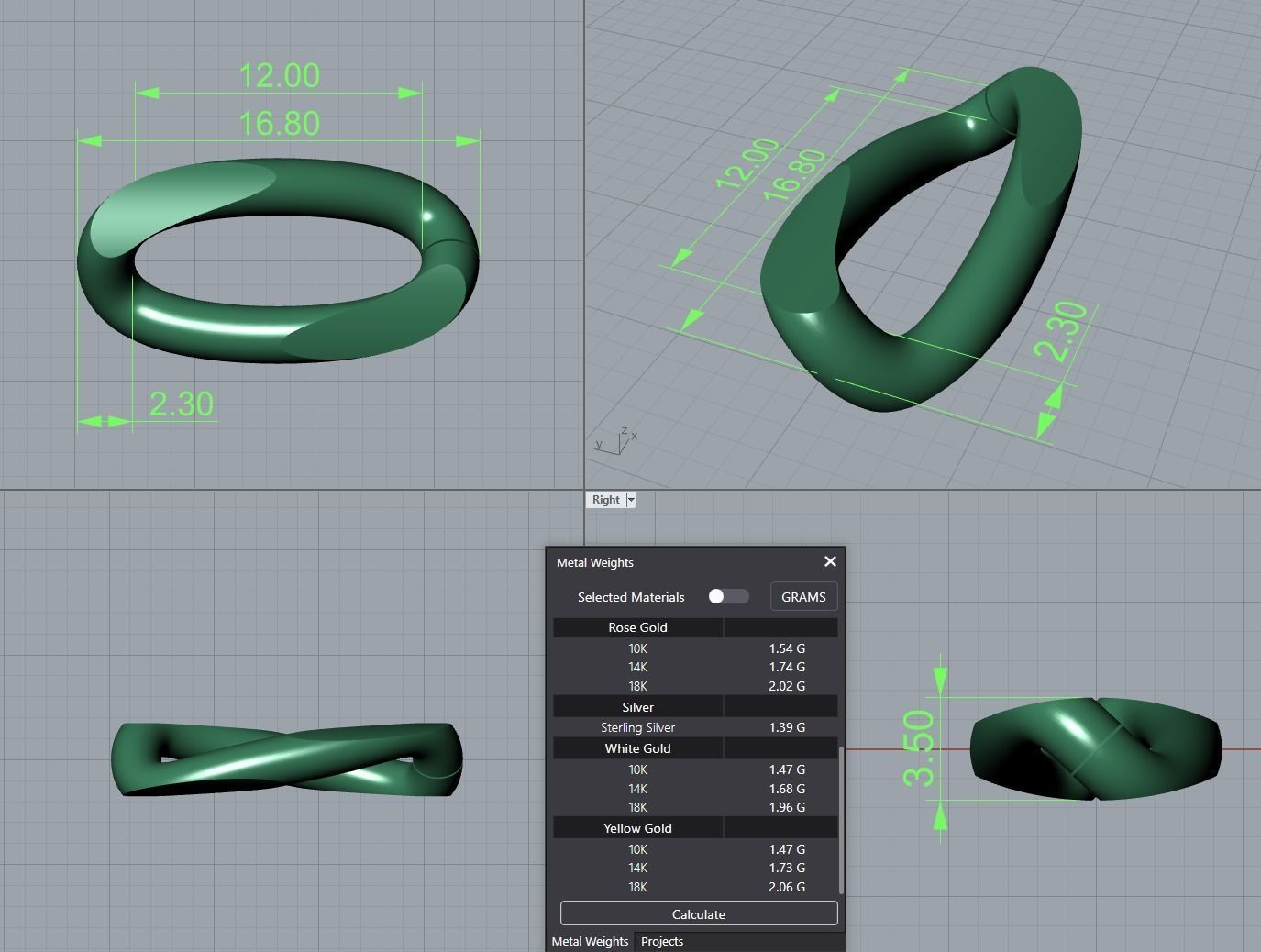 CUBAN LINK CHAIN BRACELET SET2 3D model 3D printable | CGTrader