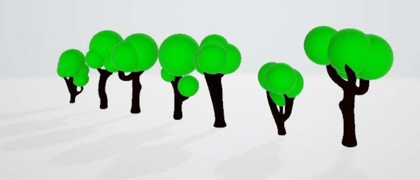 low poly tree pack free 3D model | CGTrader