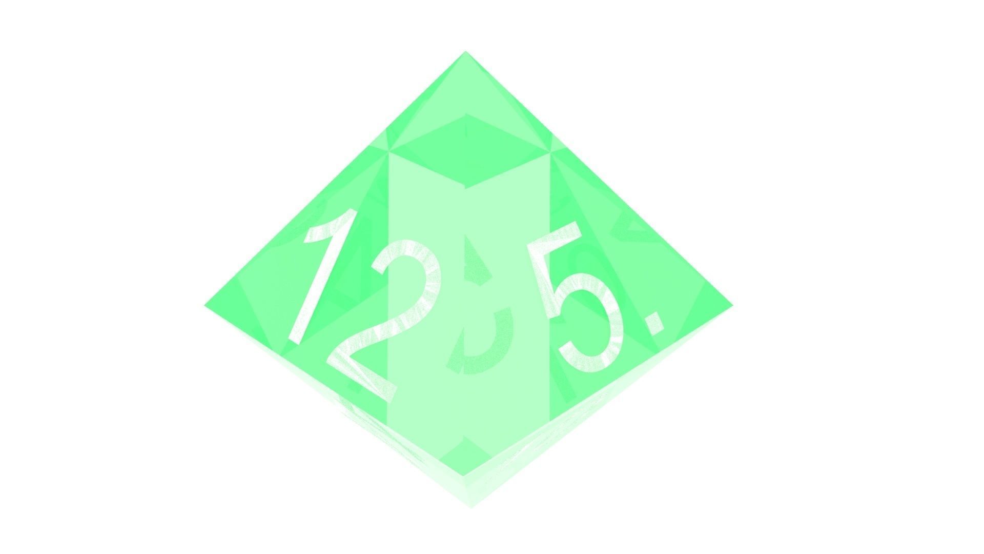 Polyhedral Dices 3D model 3D printable animated | CGTrader