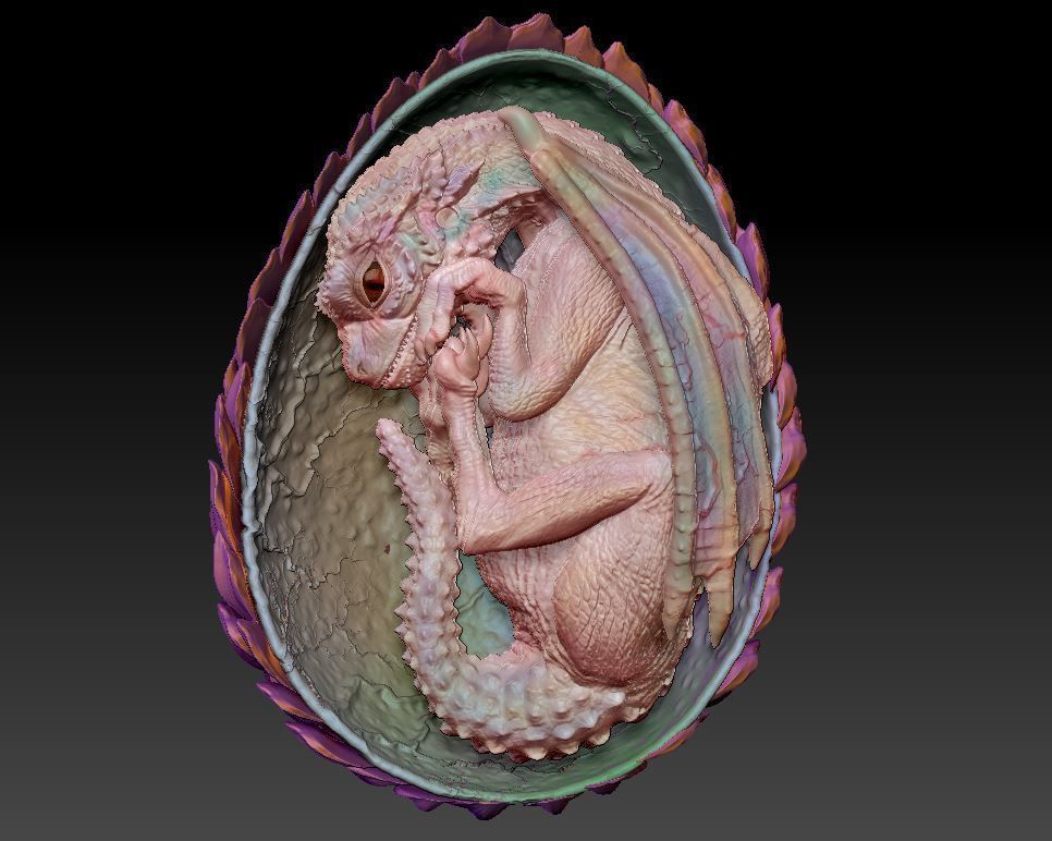 Baby dragon 3D model 3D printable | CGTrader