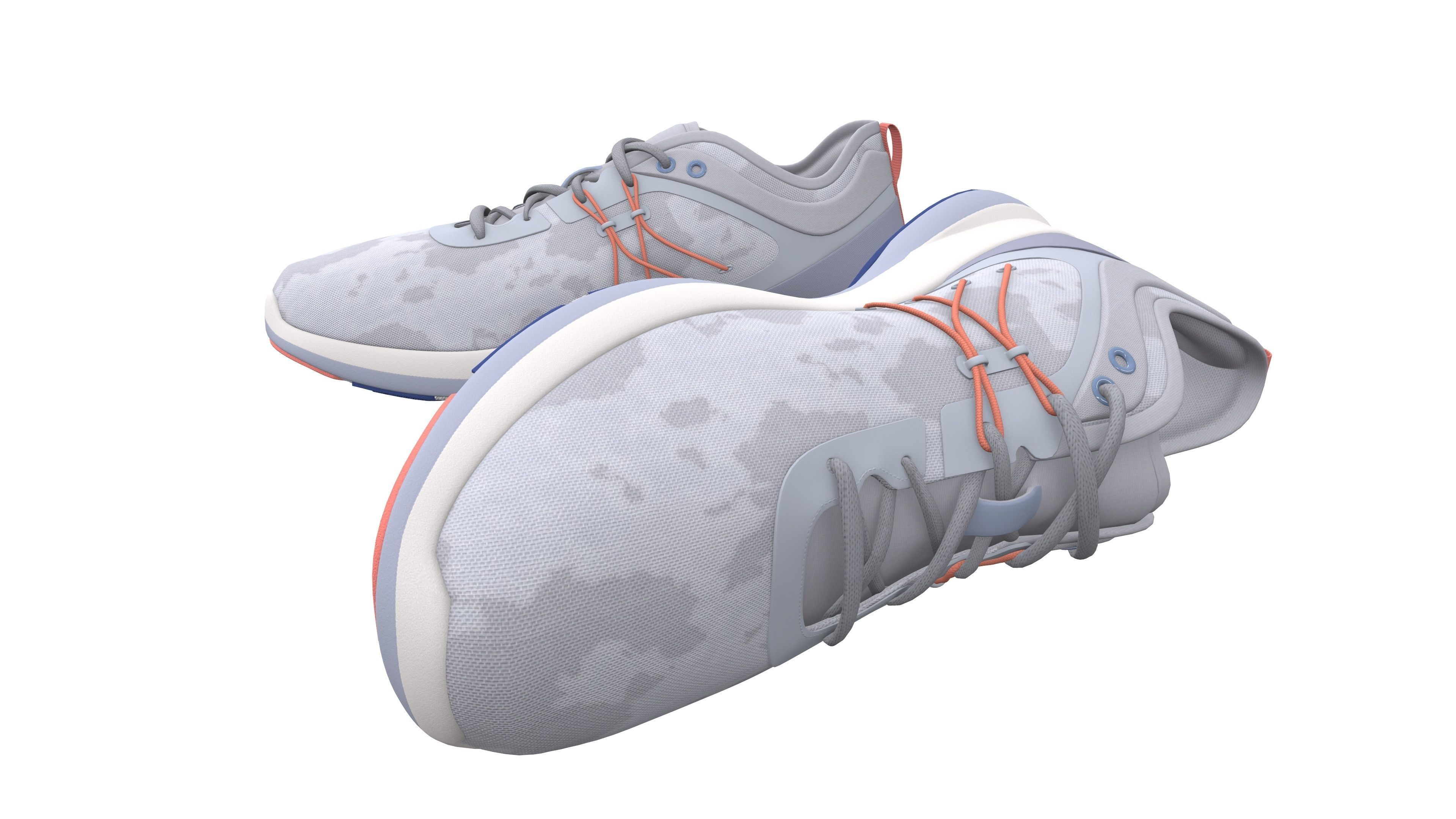 3D model Blue Sport Shoe 3D Model VR VR / AR / low-poly | CGTrader