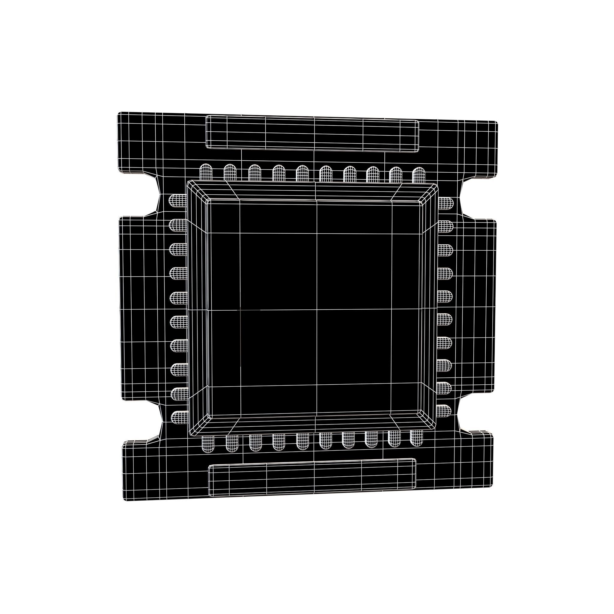 3D model CPU Icon V1 002 VR / AR / low-poly | CGTrader