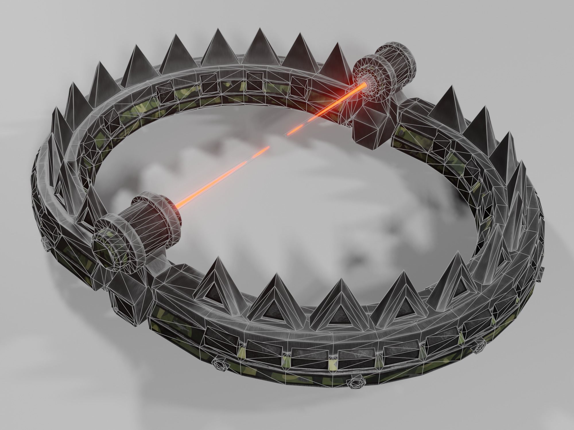 3D model Sci-fi trap VR / AR / low-poly | CGTrader