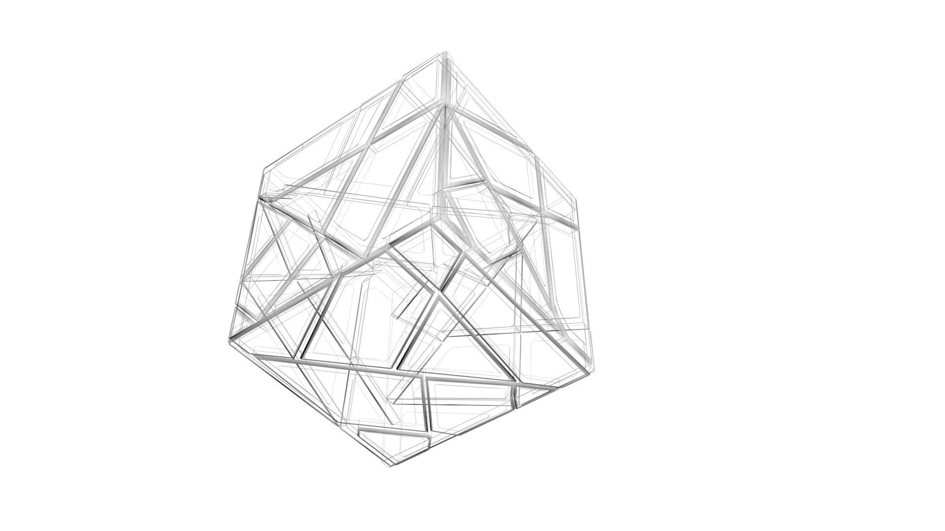 Ghost Cube 3D model | CGTrader