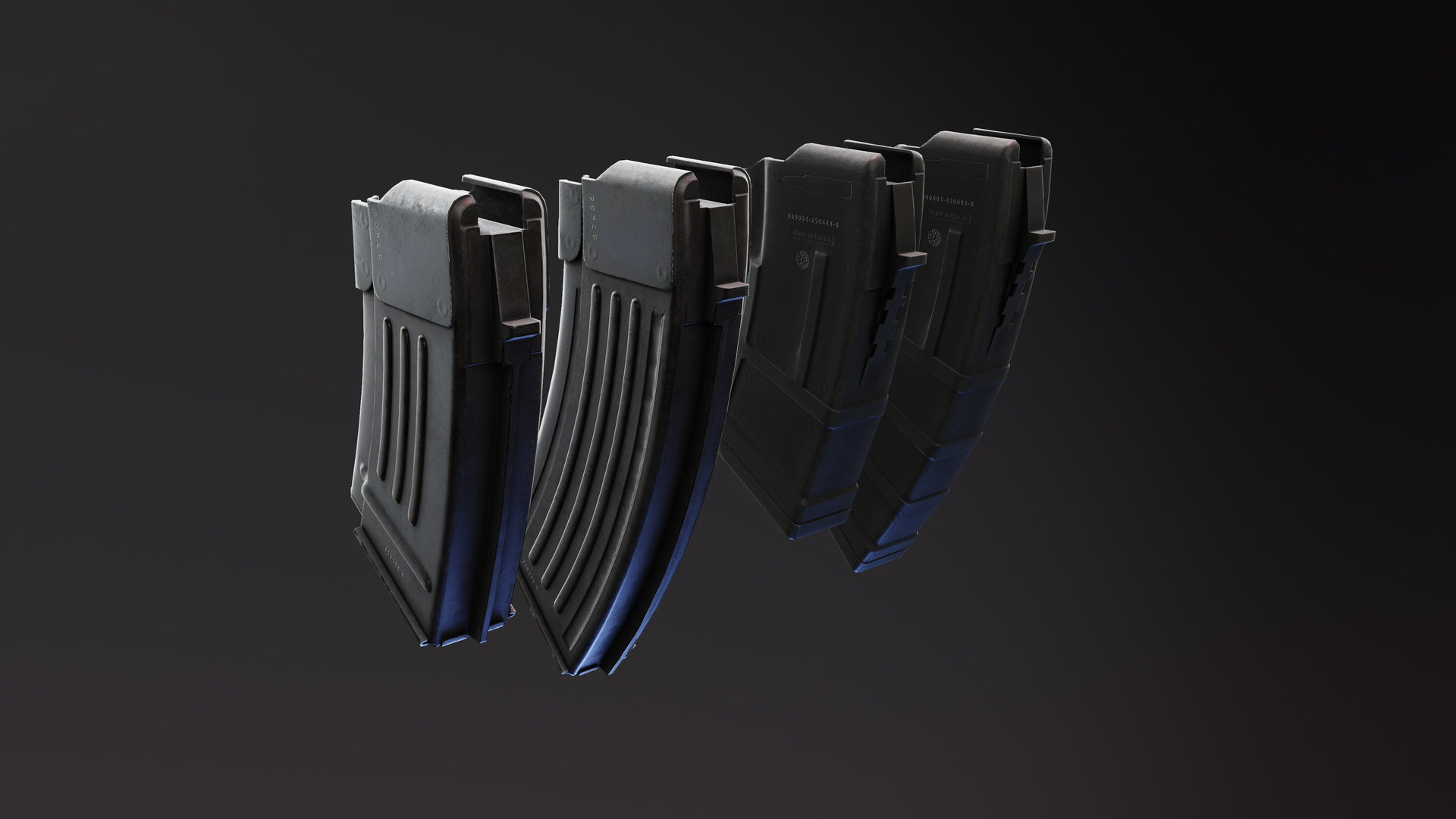 3D model Small AK magazines VR / AR / low-poly | CGTrader