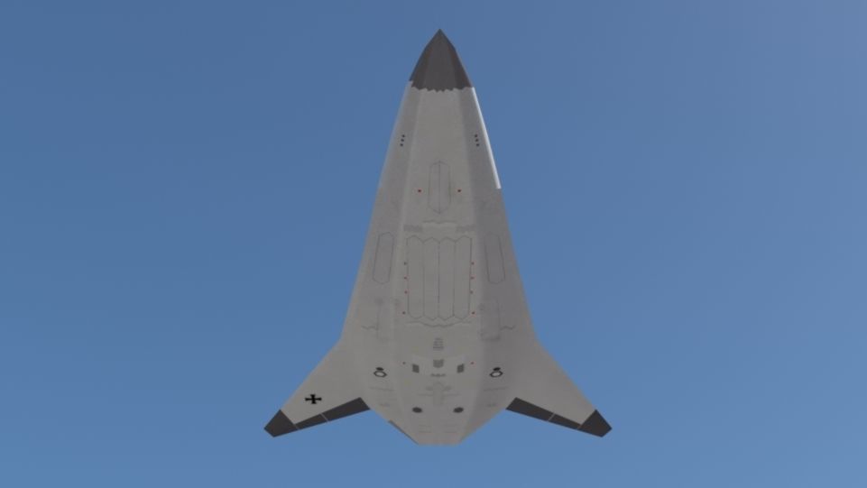 European 6th Gen fighter concept 3D model | CGTrader