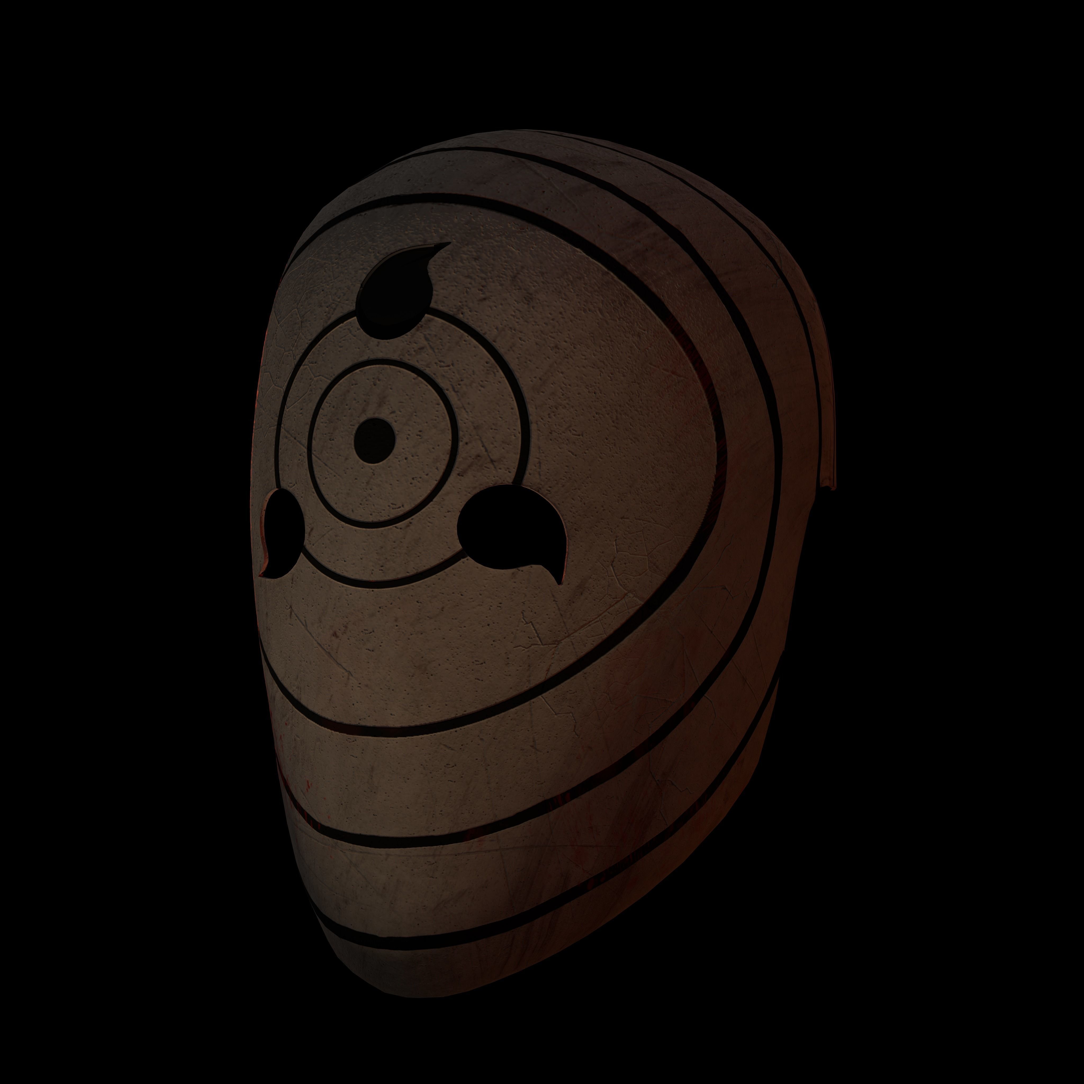 3D model Mask Obito VR / AR / low-poly | CGTrader