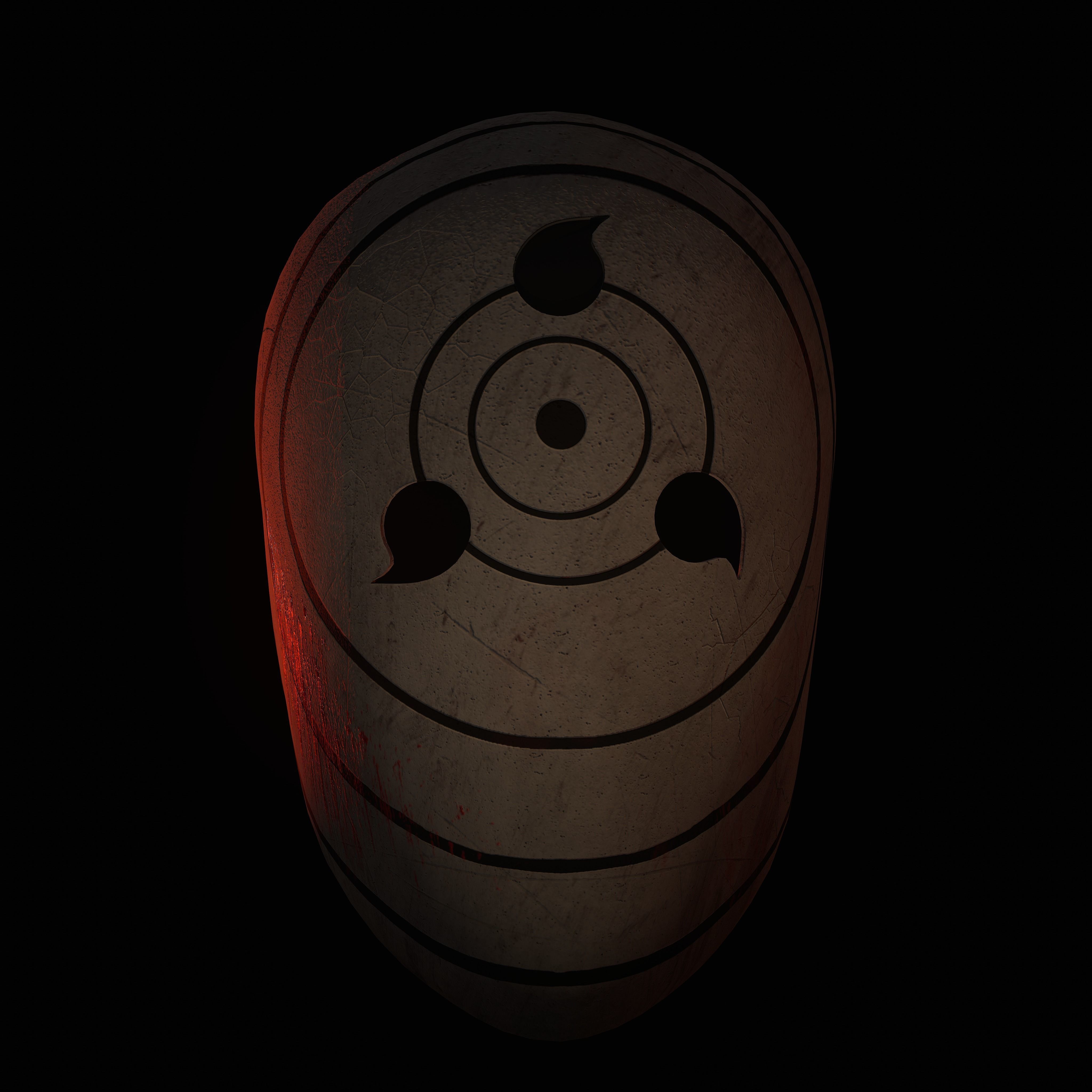 3D model Mask Obito VR / AR / low-poly | CGTrader