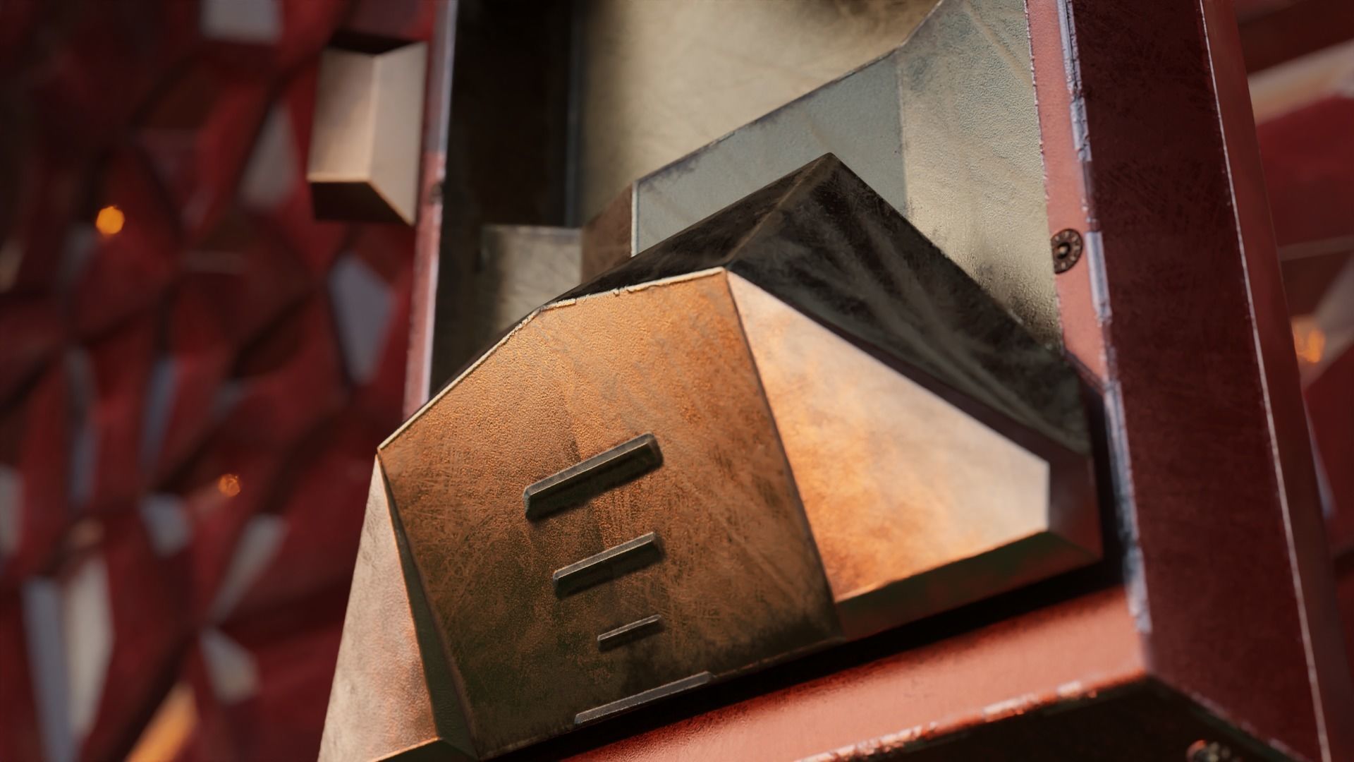 3D model Magic Box Game asset Low-poly 3D model 3D model VR / AR / low ...