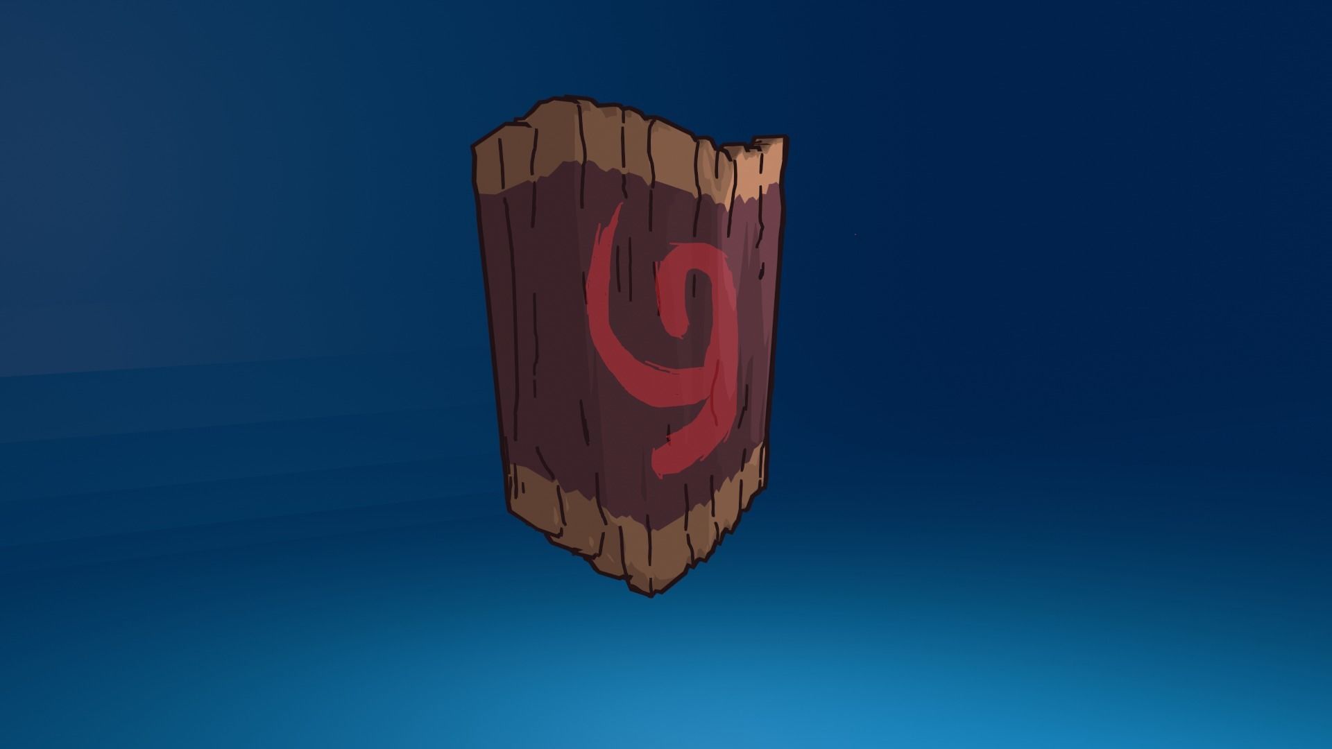 3D model Shield Cartoon 3D model - Cell shading style VR / AR / low ...