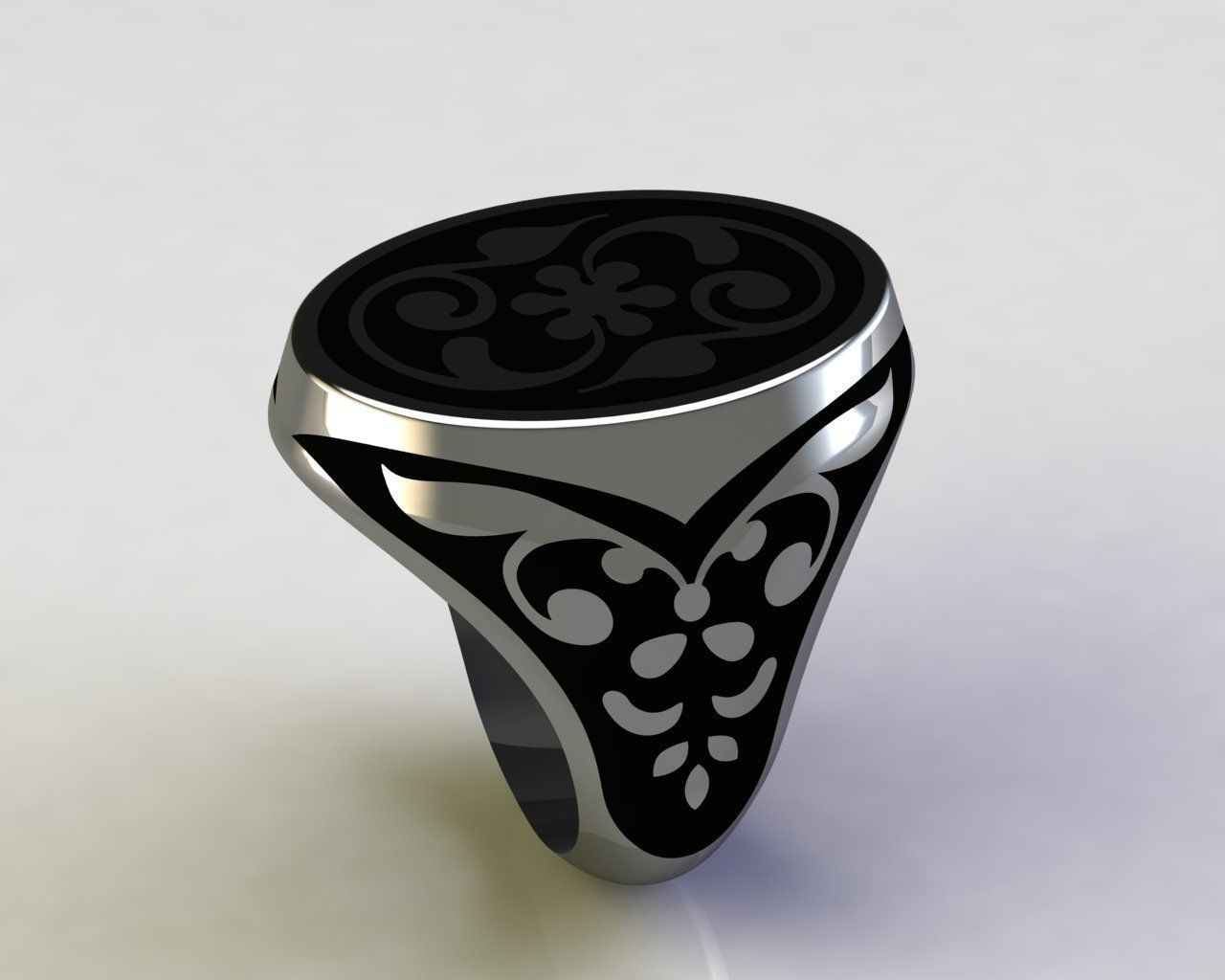 Al Capones ring 3D model 3D printable | CGTrader