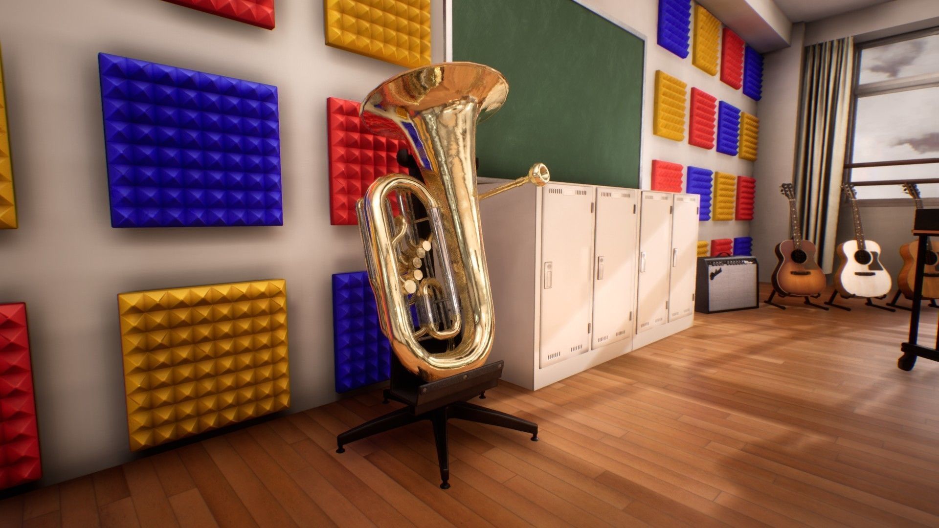 3D model Japanese School Music Class - PBR Instruments VR / AR / low ...