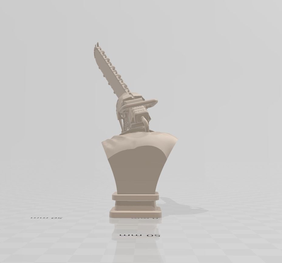 FREE STL FILE chainsaw man bust model free 3D model 3D printable | CGTrader