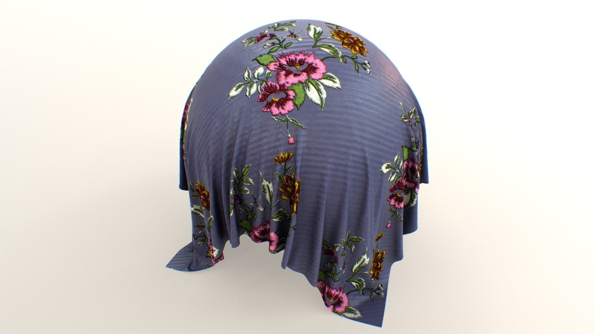 Embroidery Flower Texture for Multiple 3D Applications Texture | CGTrader