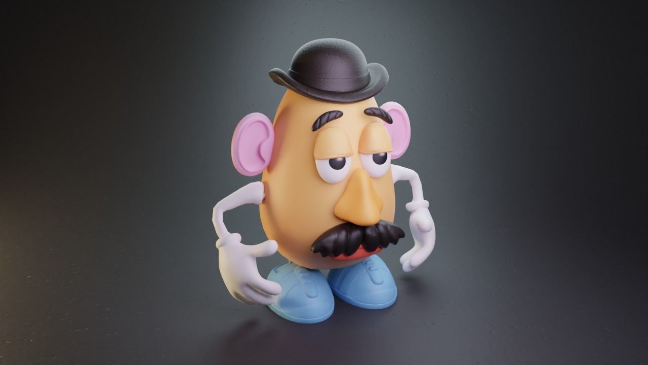 Toy story - Mr Potato Head rigged 3D model rigged | CGTrader