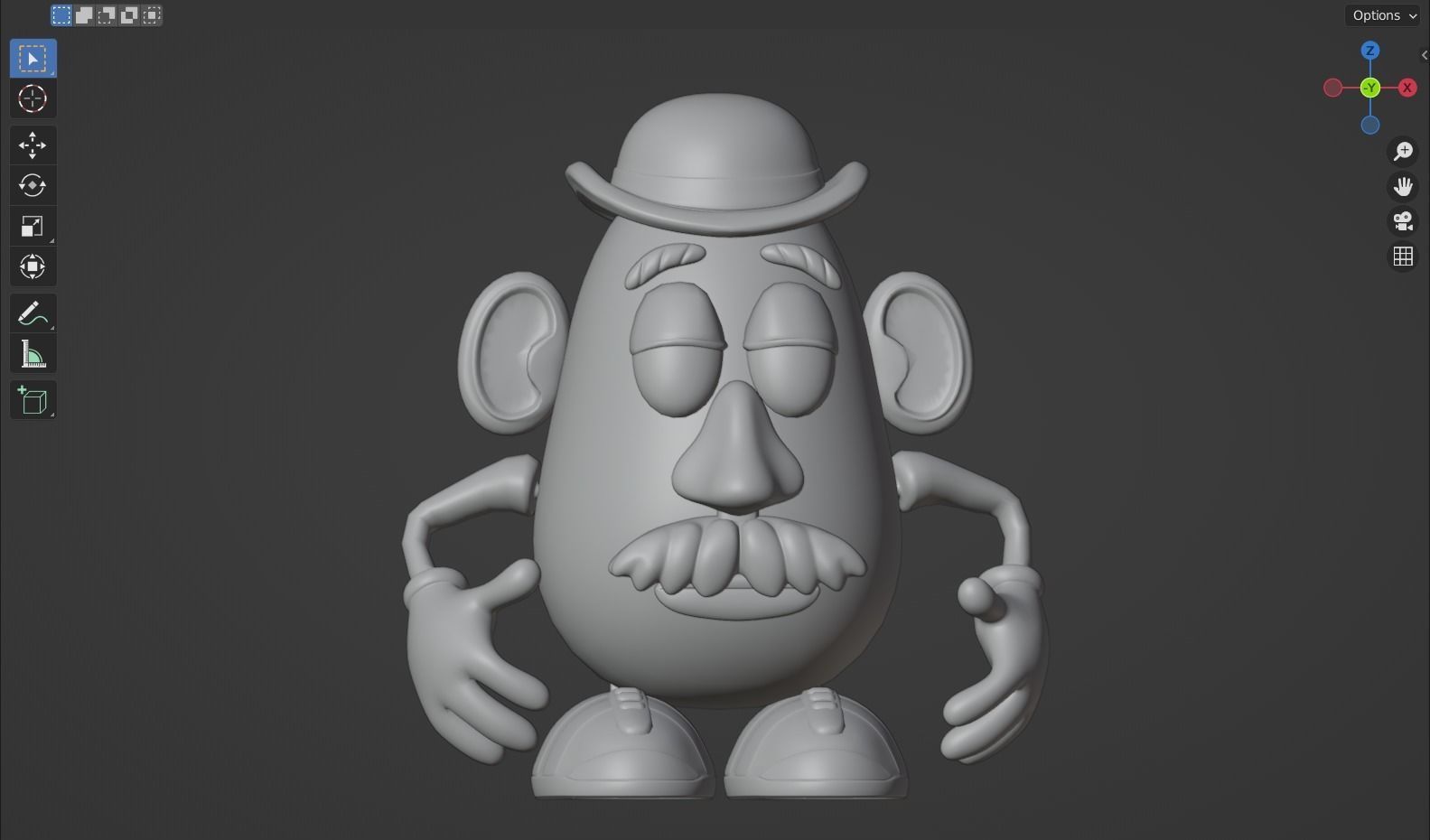 Toy story - Mr Potato Head rigged 3D model rigged | CGTrader