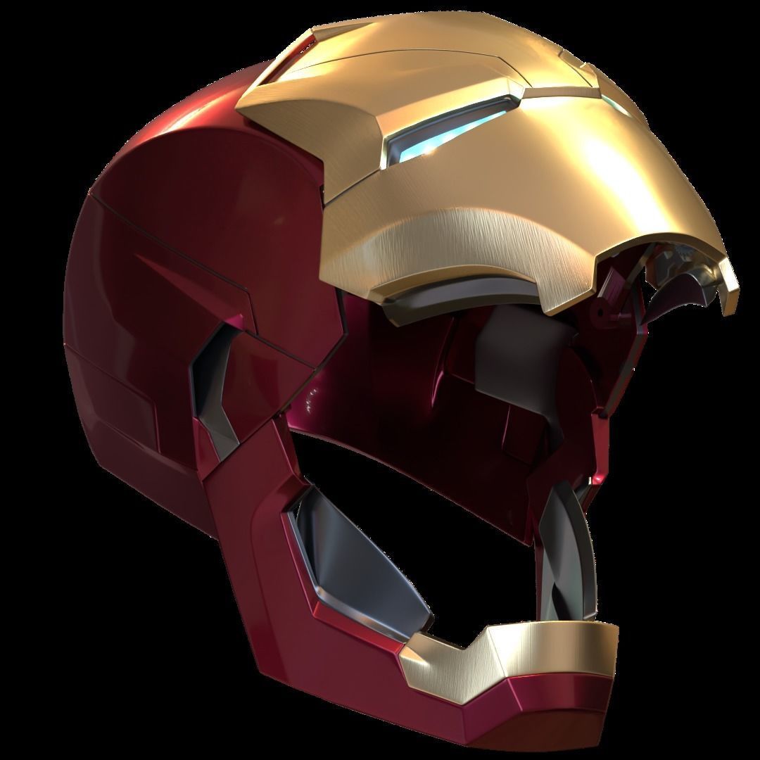 Iron Man MK 46 47 3d printable motorized helmet and inner detail 3D ...
