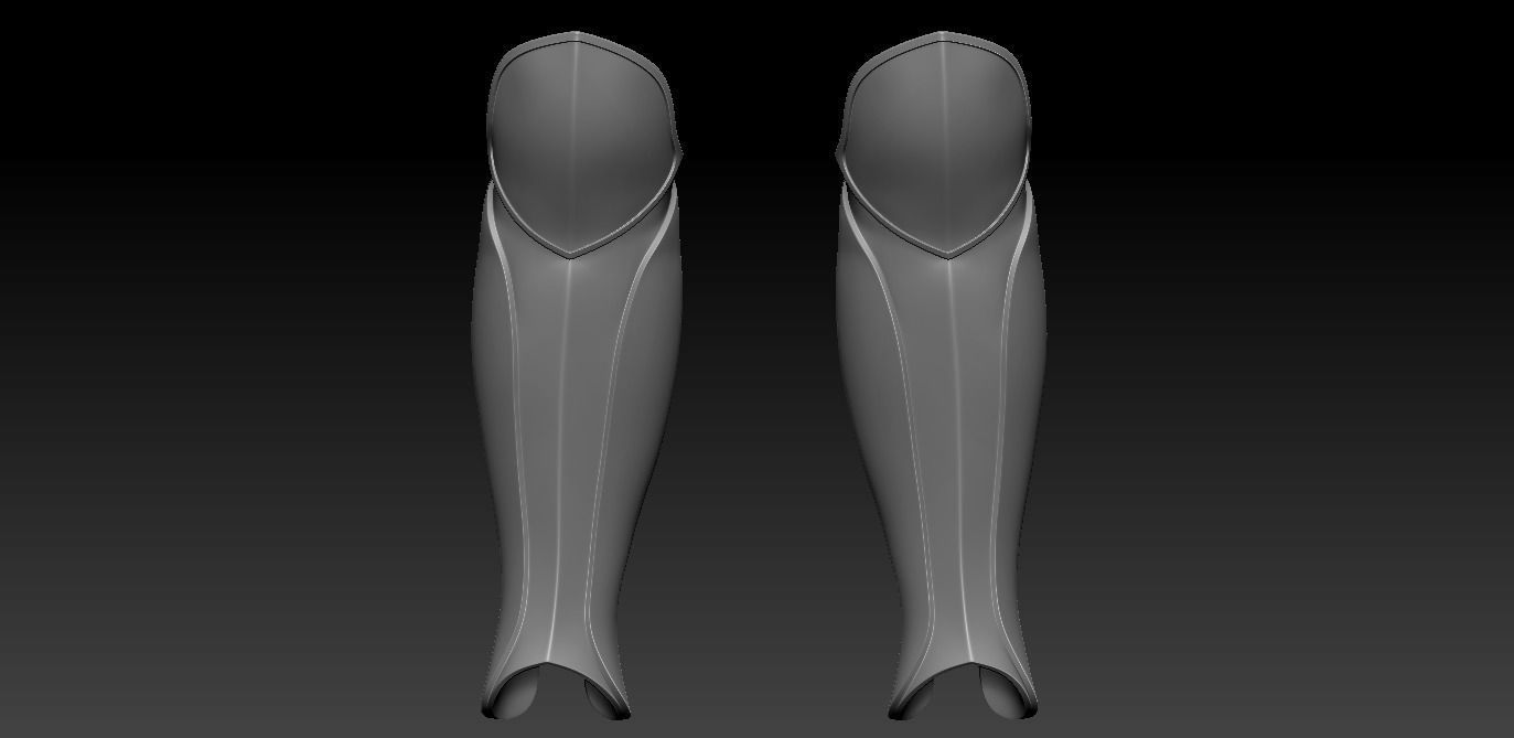 High-poly model Spartan armor legs 3D model | CGTrader