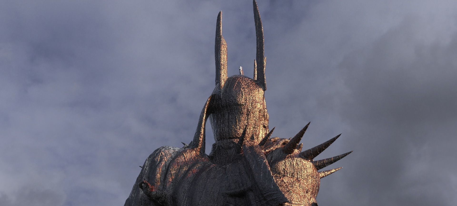 Sauron Statue Bust 3D model | CGTrader