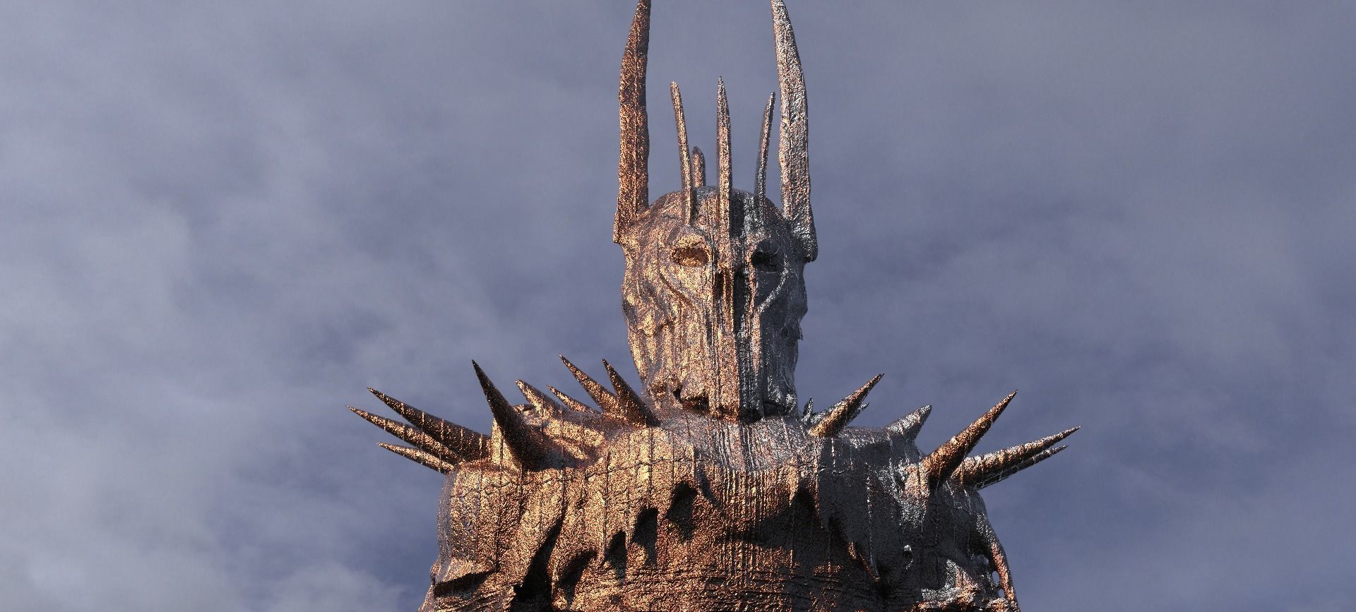 Sauron Statue Bust 3D model | CGTrader