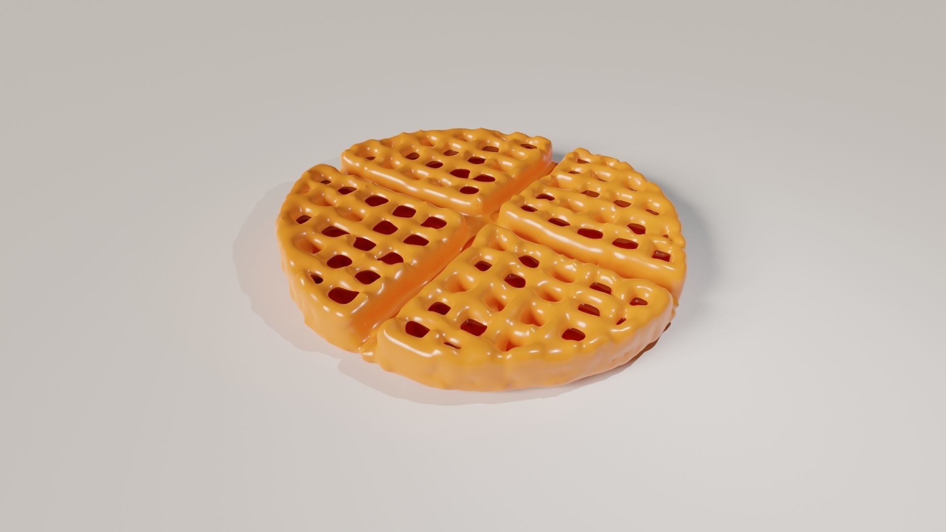 Waffles Procedural Modelling With GEOMETRY NODE 3D model 3D printable ...