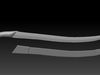 High-poly model Elf sword and scabbard 3D model | CGTrader