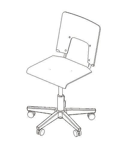Desk Chair free 3D model | CGTrader