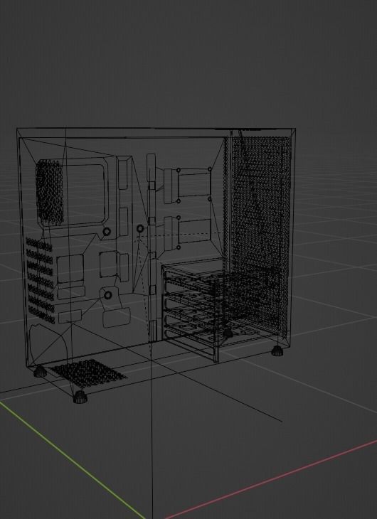 3D model Free Corsair PC case VR / AR / low-poly | CGTrader