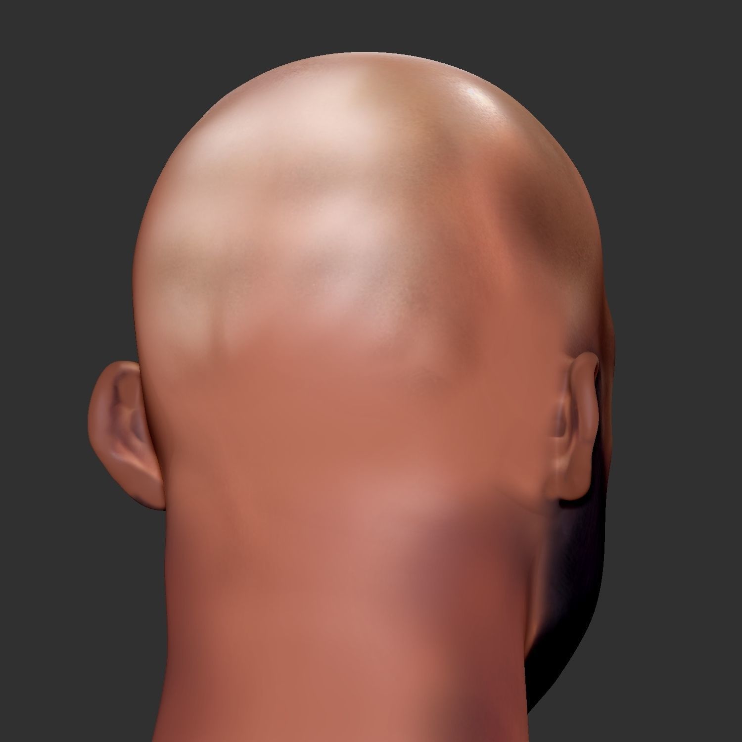 3D model Black african male head Realistic Perfect Head Low-poly 3D VR ...