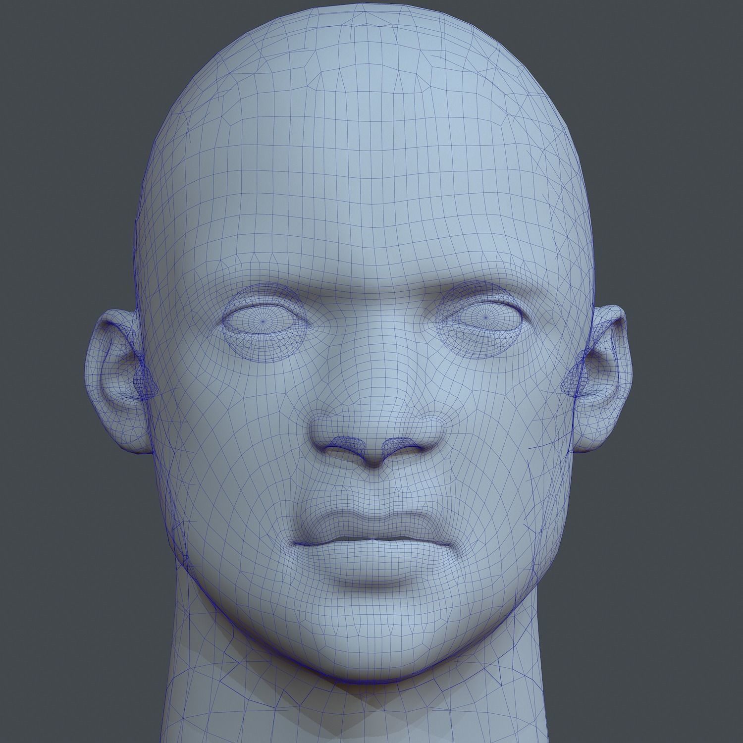 3D model Black african male head Realistic Perfect Head Low-poly 3D VR ...