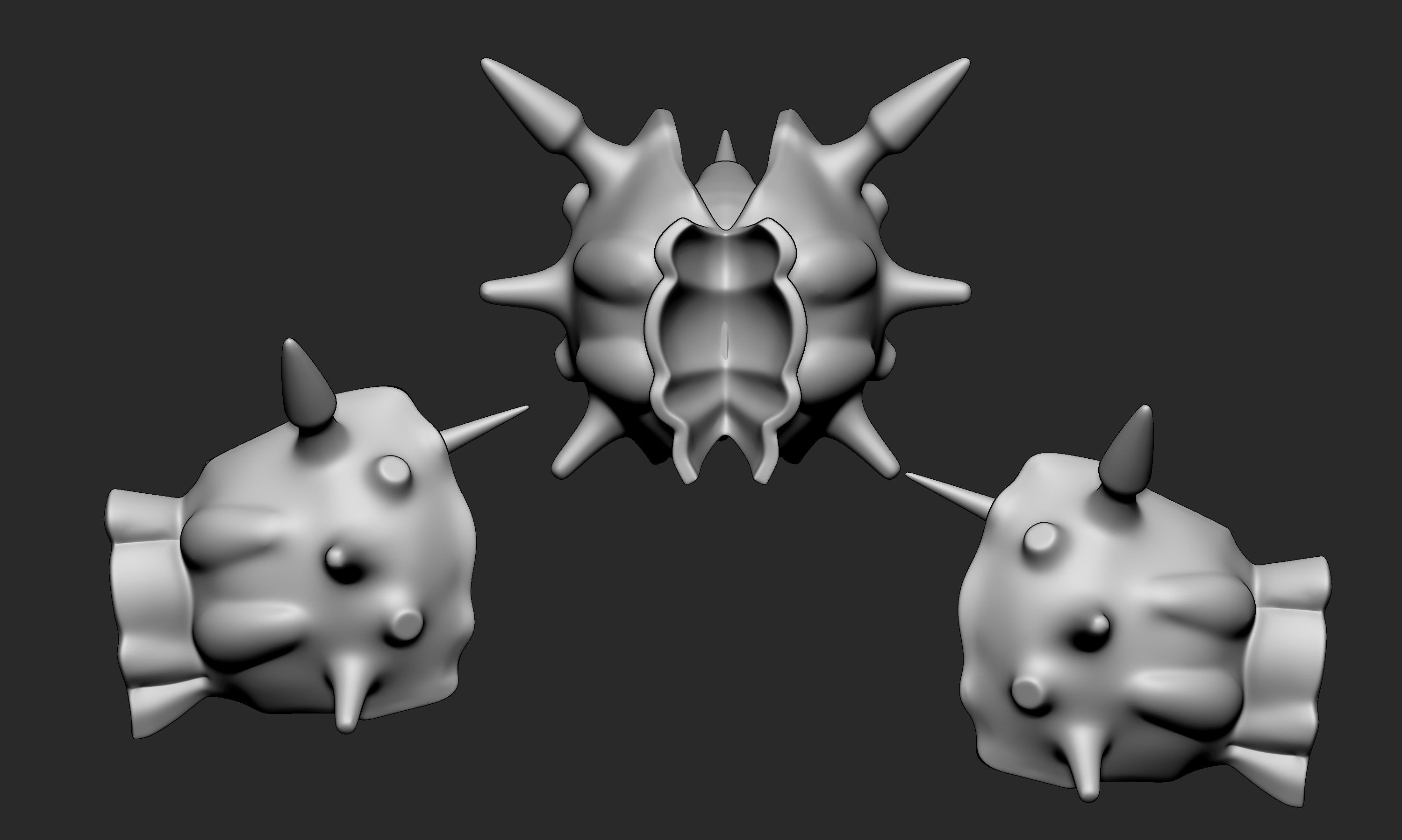 Pokemon - Shellder and Cloyster 3D model 3D printable | CGTrader