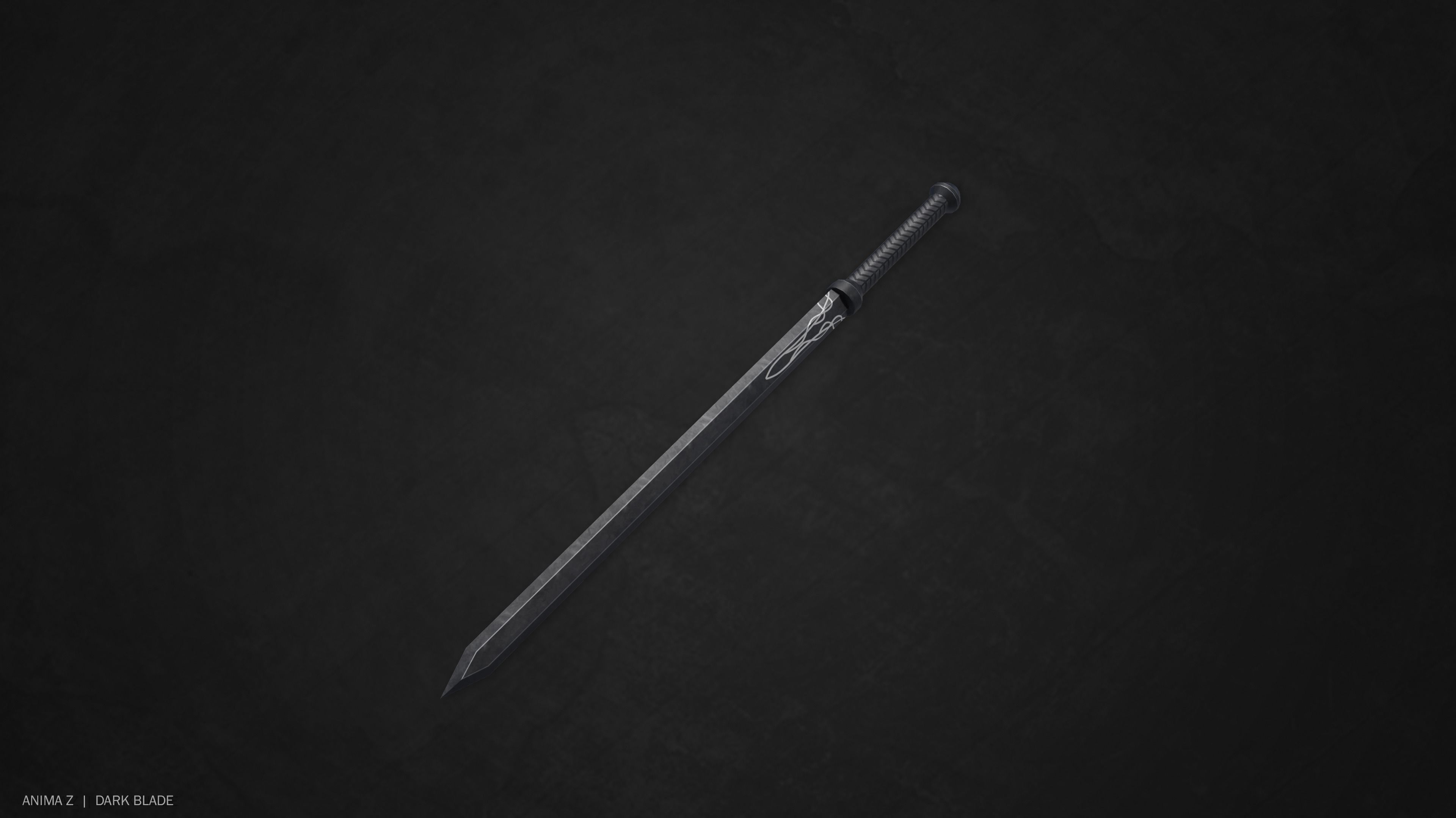 3D model Dark blade VR / AR / low-poly | CGTrader