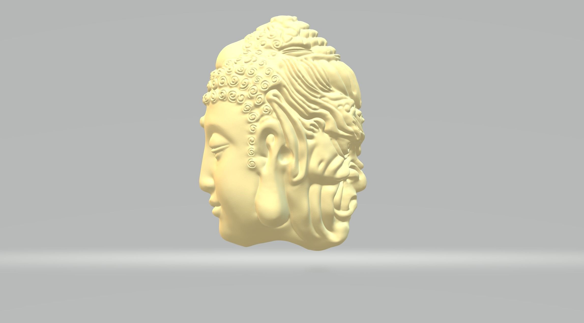 Buddha And Devil Head 3D model 3D printable | CGTrader