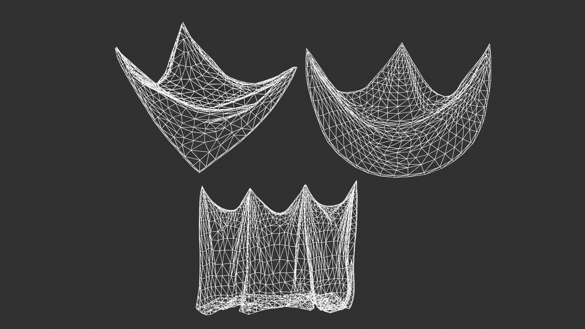 3D model Fishing Net - Intact and Damaged VR / AR / low-poly | CGTrader