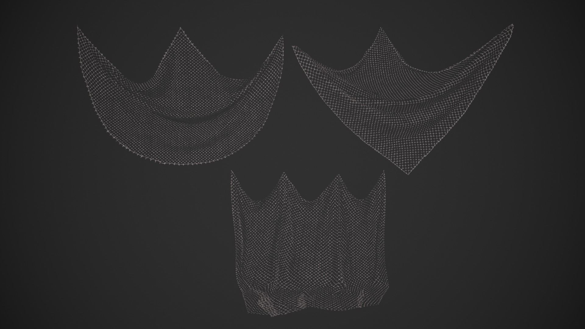 3D model Fishing Net - Intact and Damaged VR / AR / low-poly | CGTrader