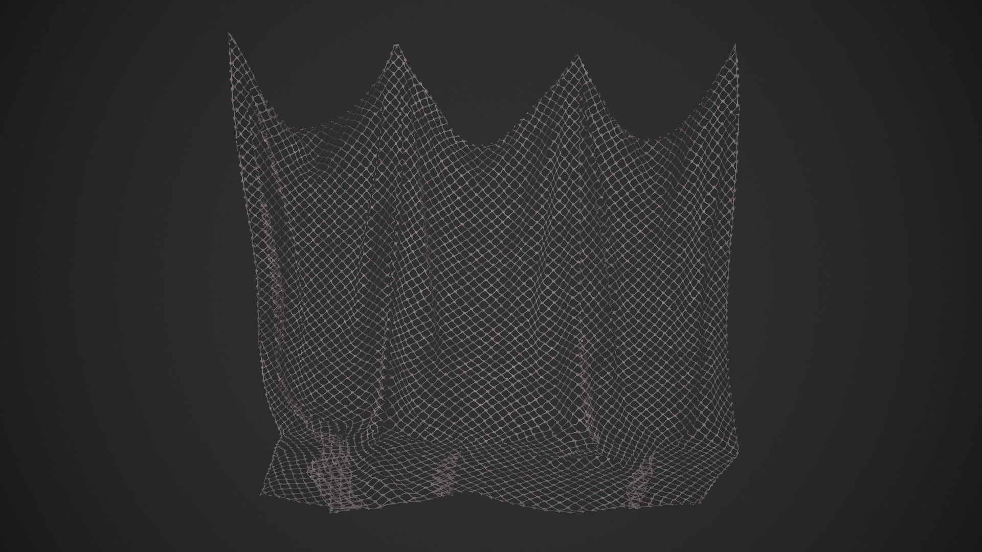 3D model Fishing Net - Intact and Damaged VR / AR / low-poly | CGTrader