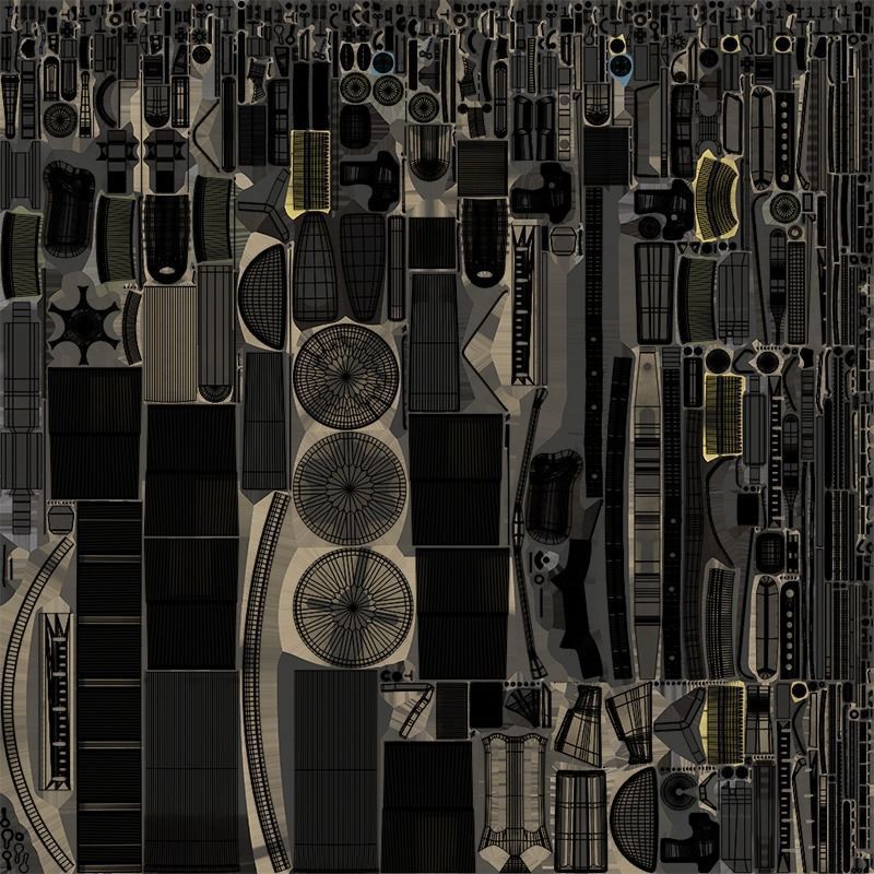 Collection of Grenade Launcher Gun All PBR Textures Included VR / AR ...