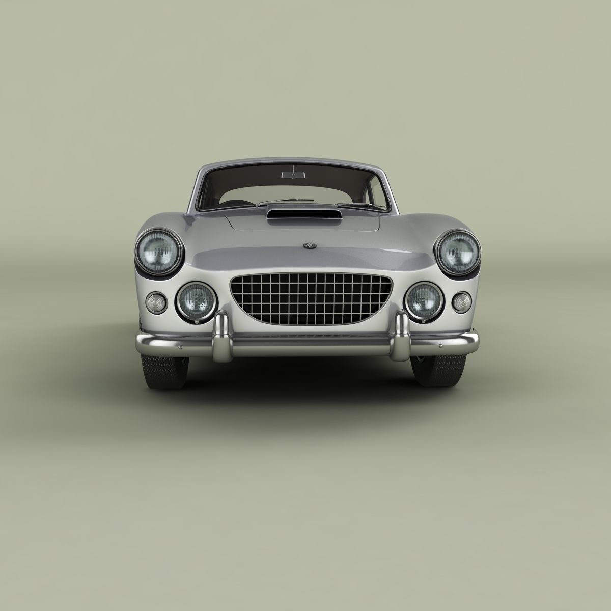 AC Greyhound Coupe 3D model | CGTrader