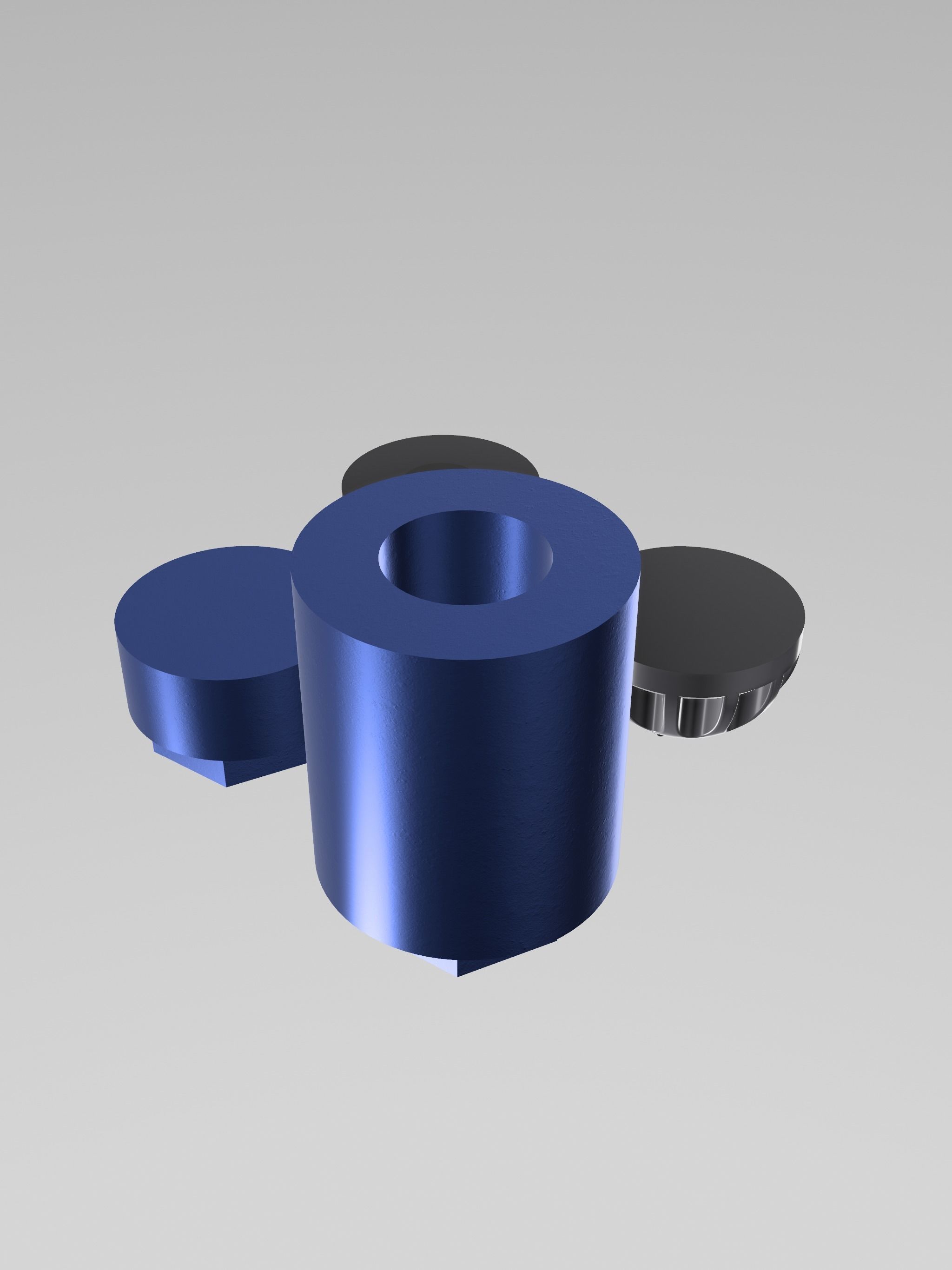 Wheel Centre Lock Nut x4 styles 3D model 3D printable | CGTrader