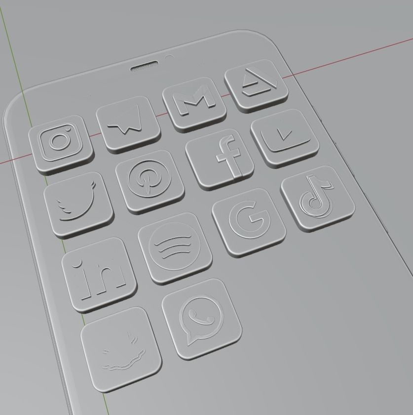 Apps Icons 3D model | CGTrader