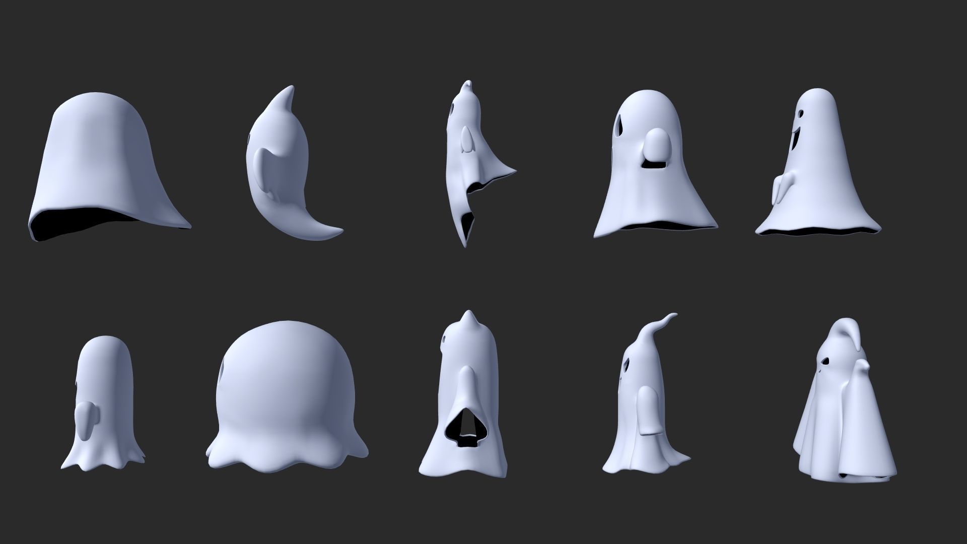 Halloween Ghost 3D model | CGTrader