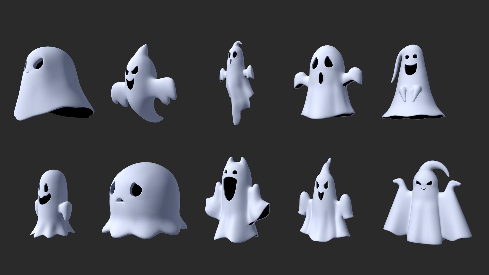 Halloween Ghost 3D model | CGTrader