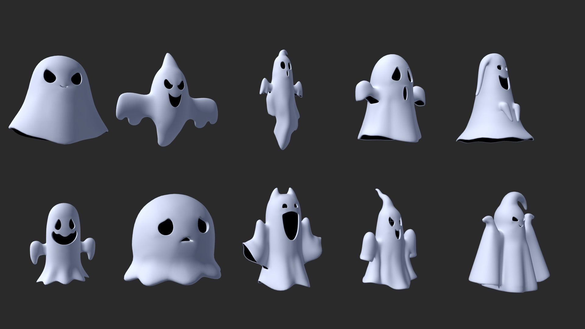 Halloween Ghost 3D model | CGTrader
