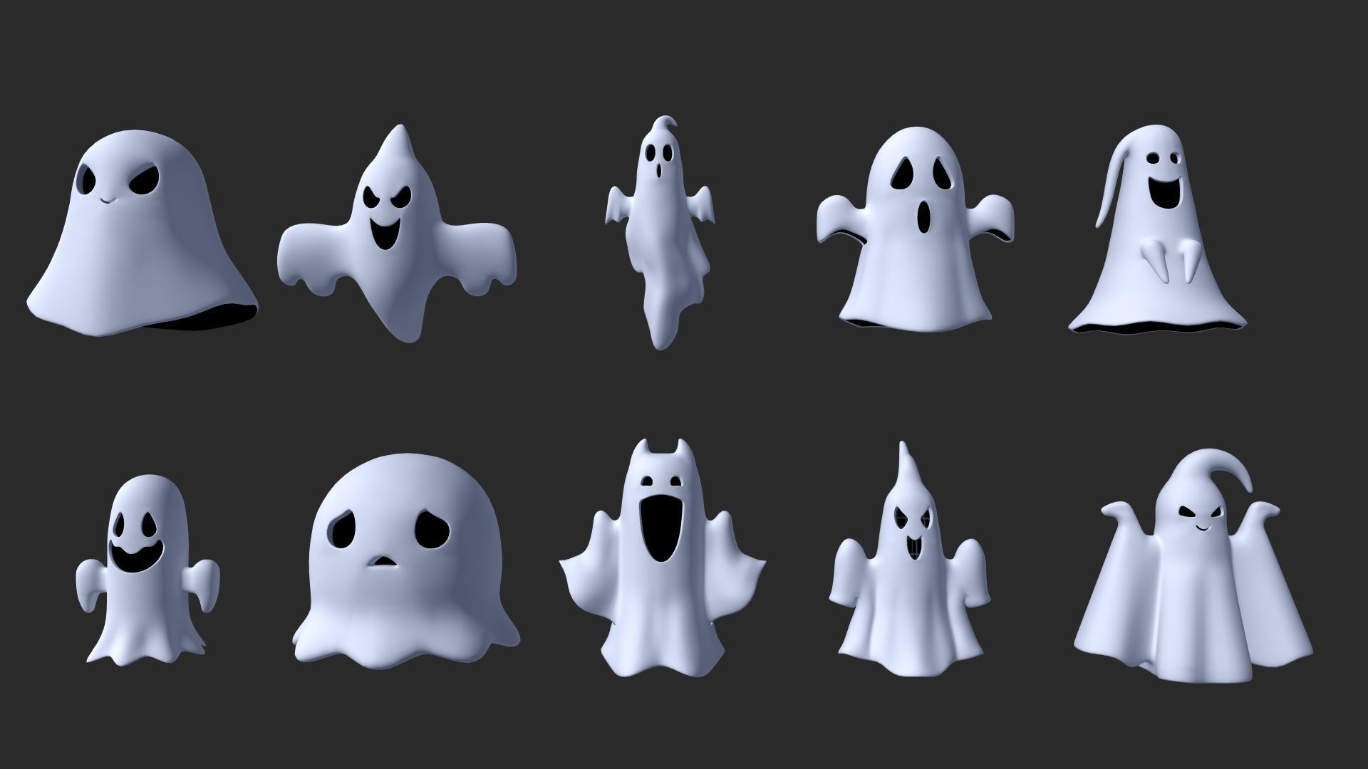 Halloween Ghost 3D model | CGTrader