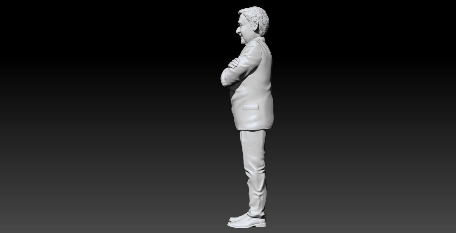 Amlo - Andrez Manuel Lopez Obrador - President of Mexico 3D model 3D ...