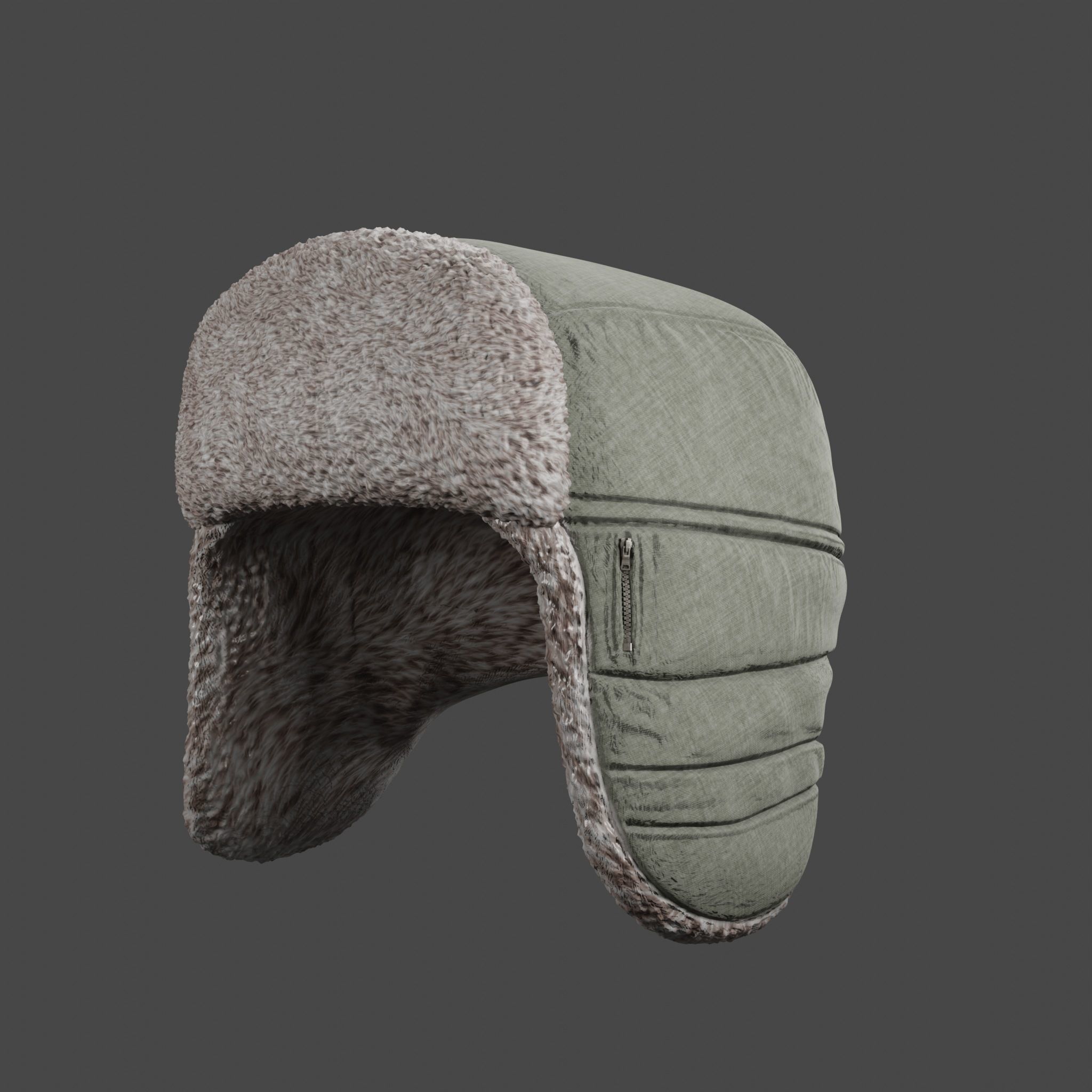 Russian Hat Ushanka 3D model | CGTrader