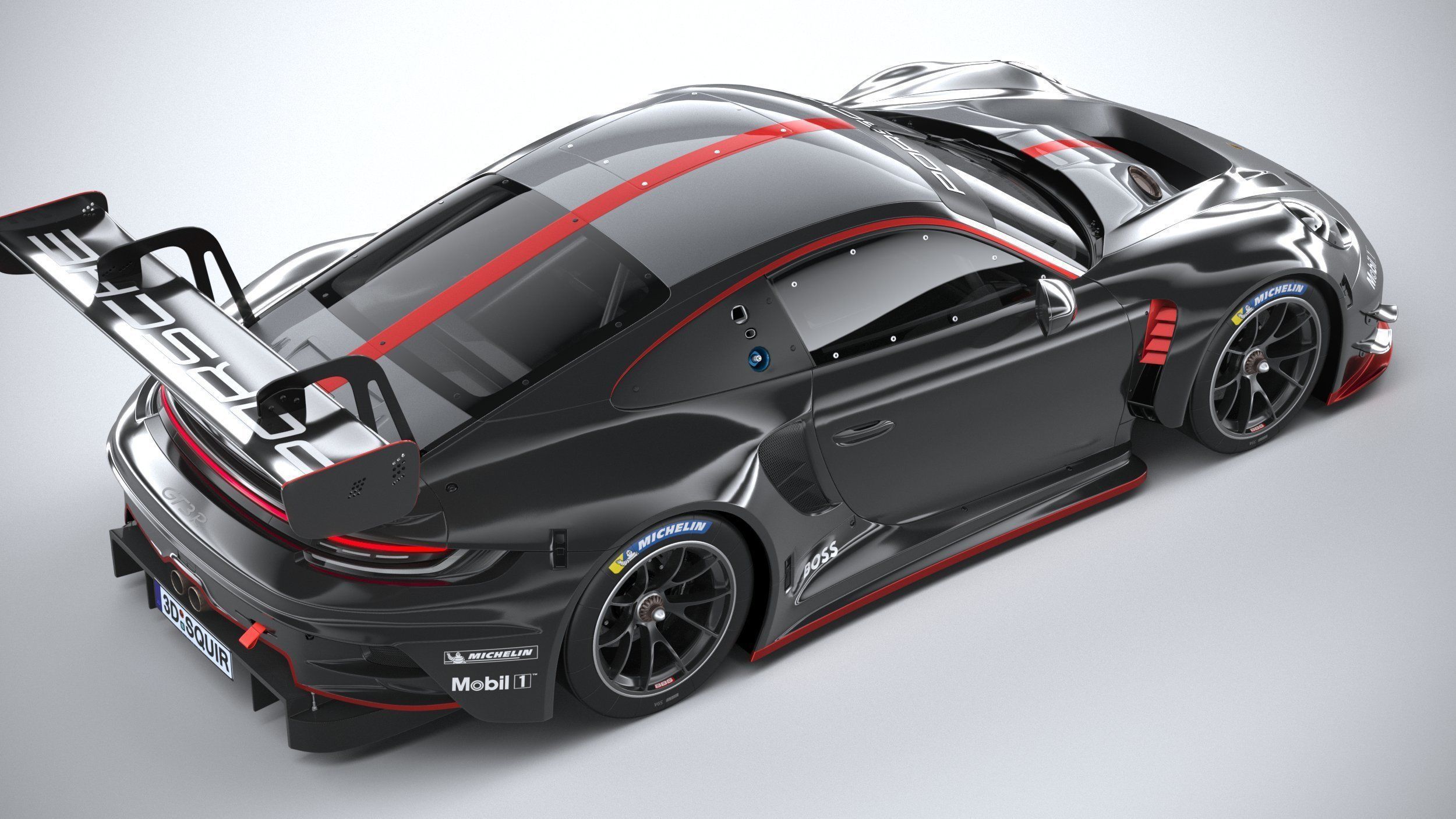 Porsche 911 GT3R 2023 3D model | CGTrader