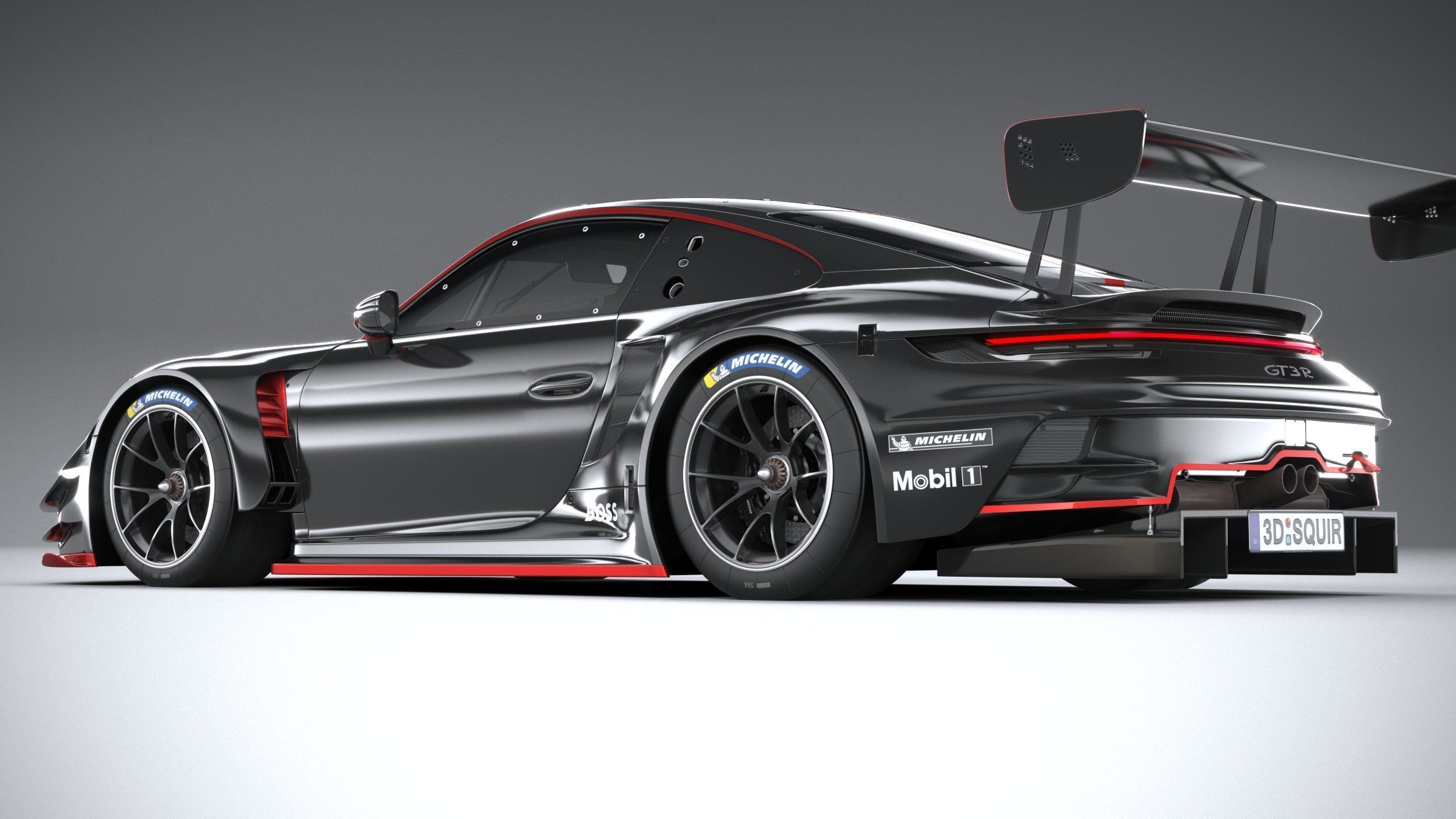 Porsche 911 GT3R 2023 3D model | CGTrader