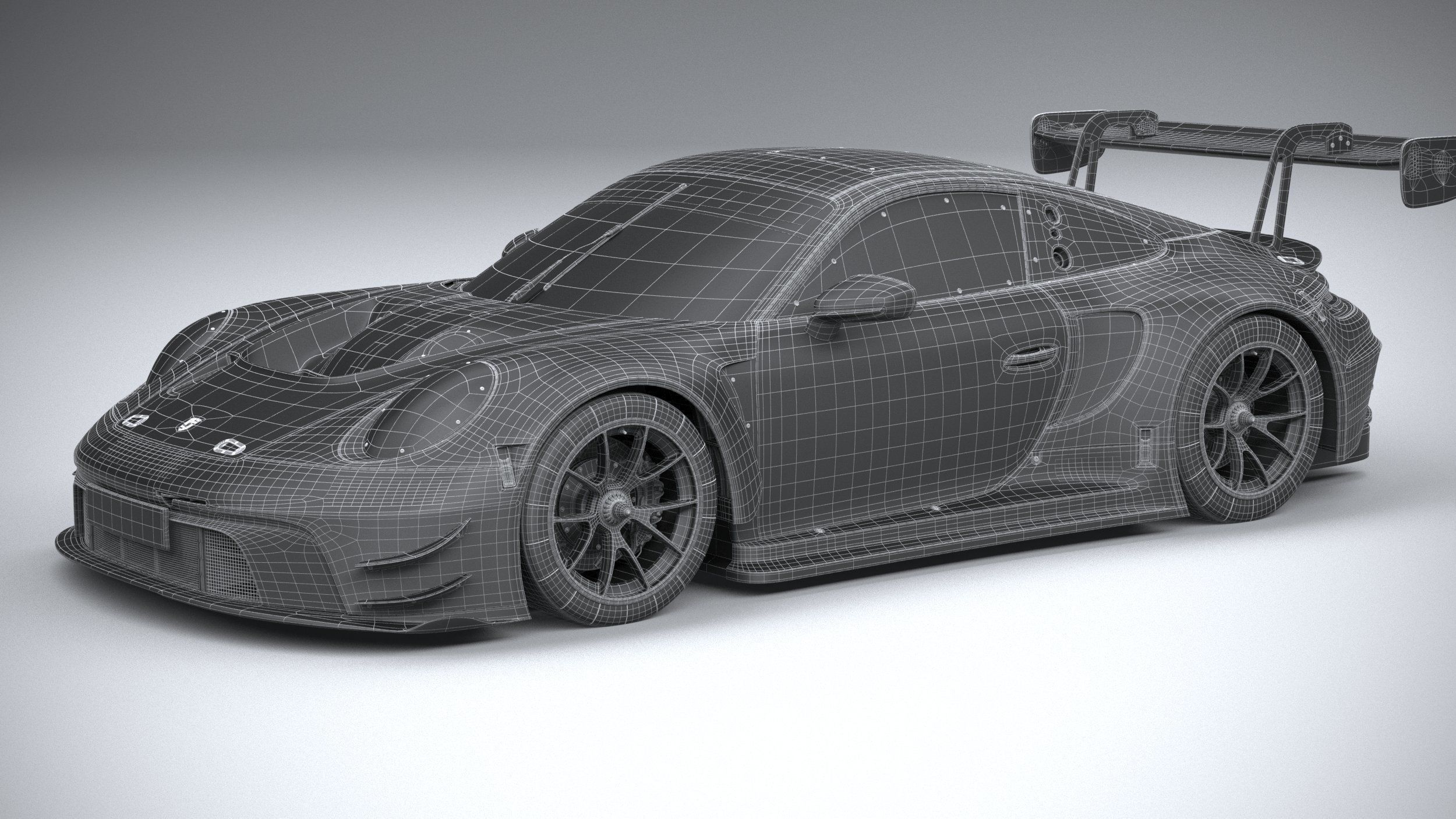 Porsche 911 GT3R 2023 3D model | CGTrader