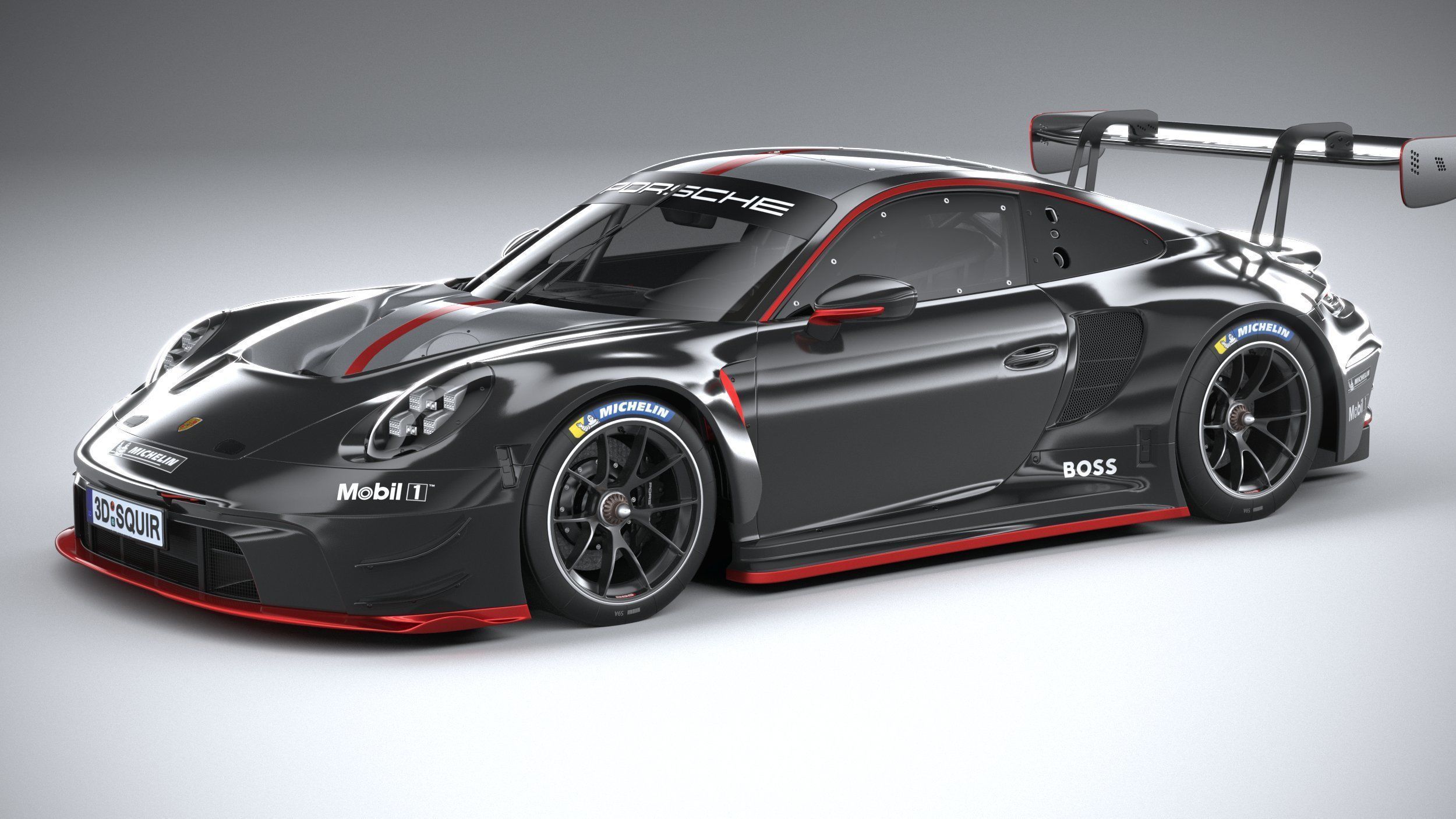 Porsche 911 GT3R 2023 3D model | CGTrader